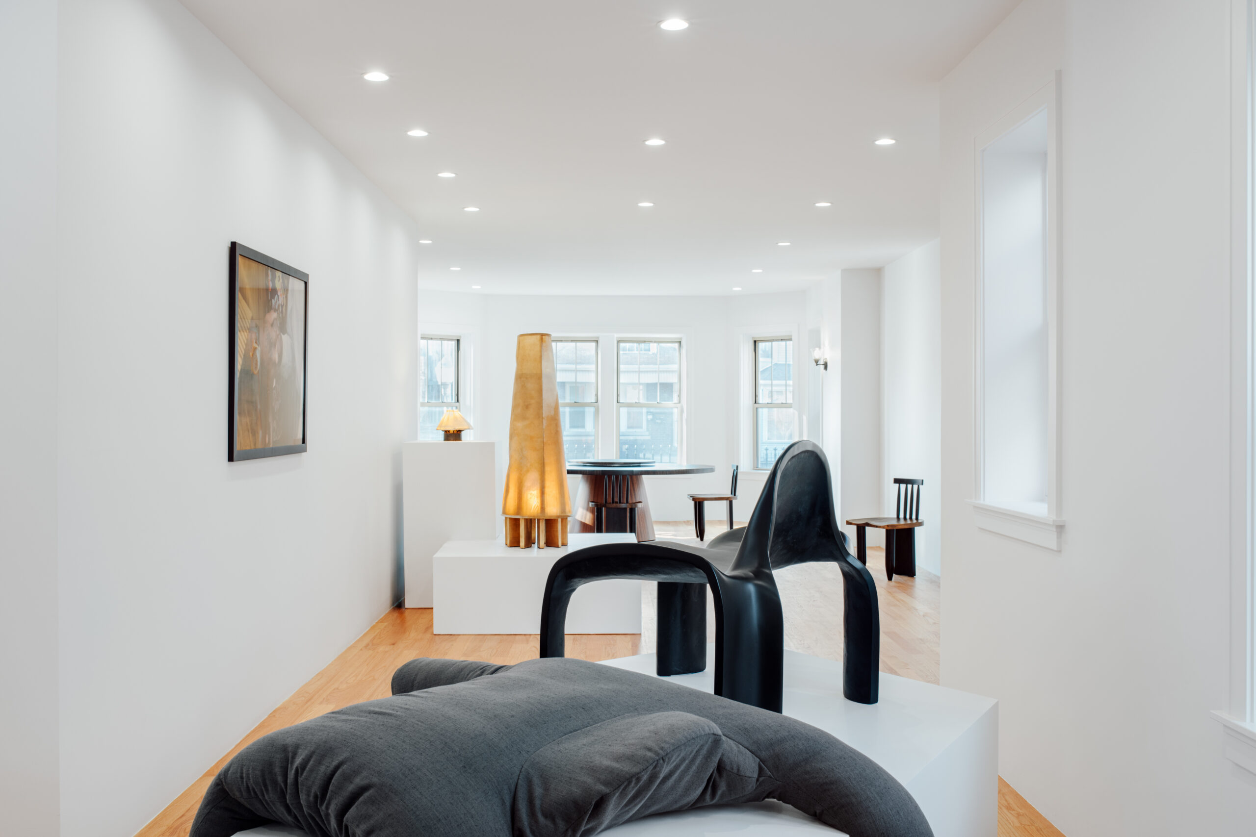 NFL-player-turned-designer Michael Bennett's furniture exhibition