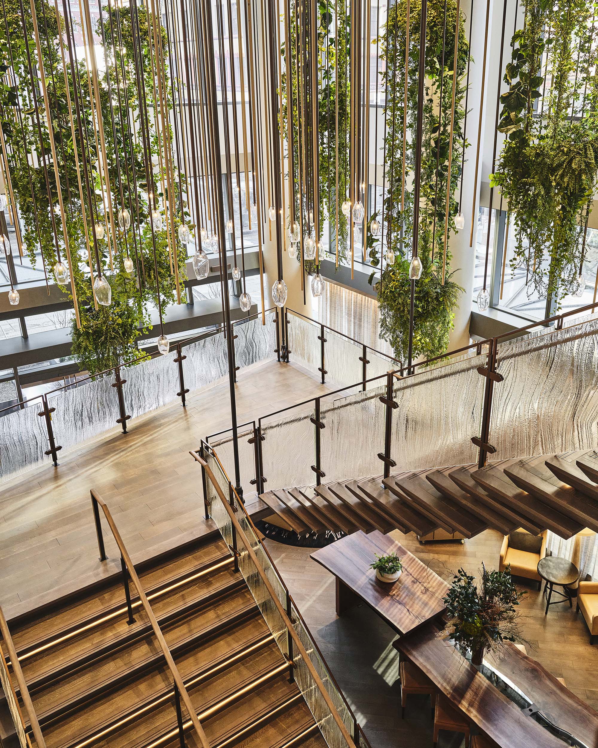 ROAM Interior Design evokes forests at the Ritz-Carlton Hotel