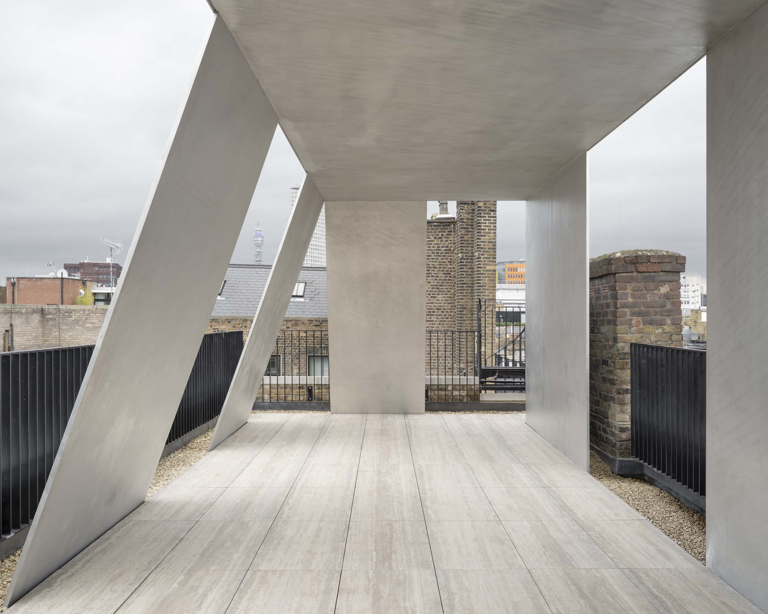 Carmody Groarke adds an aluminum pavilion to a historic structure